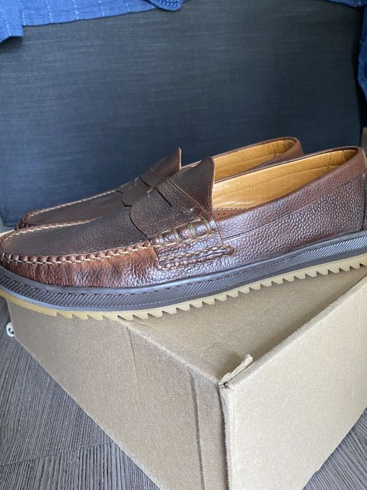 Yuketen Yuketen Horween Leather Loafers Moccasins with Ripple Soles ...