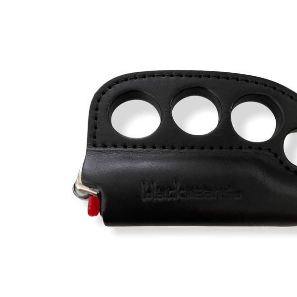 Blackmeans Black Leather Knuckle Lighter Case | Grailed