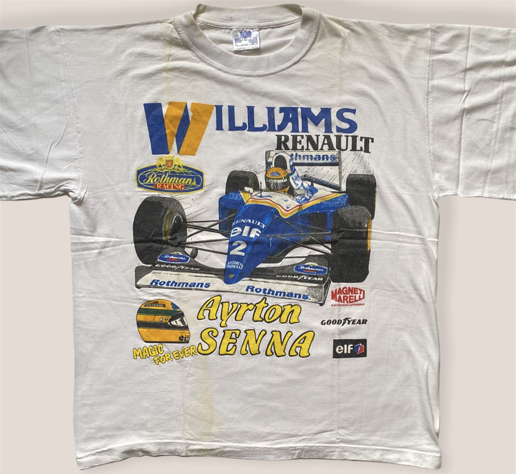 Formula 1 × Racing × Vintage Vintage Ayrton Senna Williams Rothmans ...