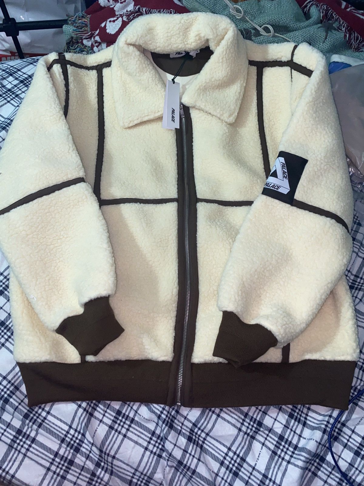 Palace Palace Sherpa flight jacket x large | Grailed