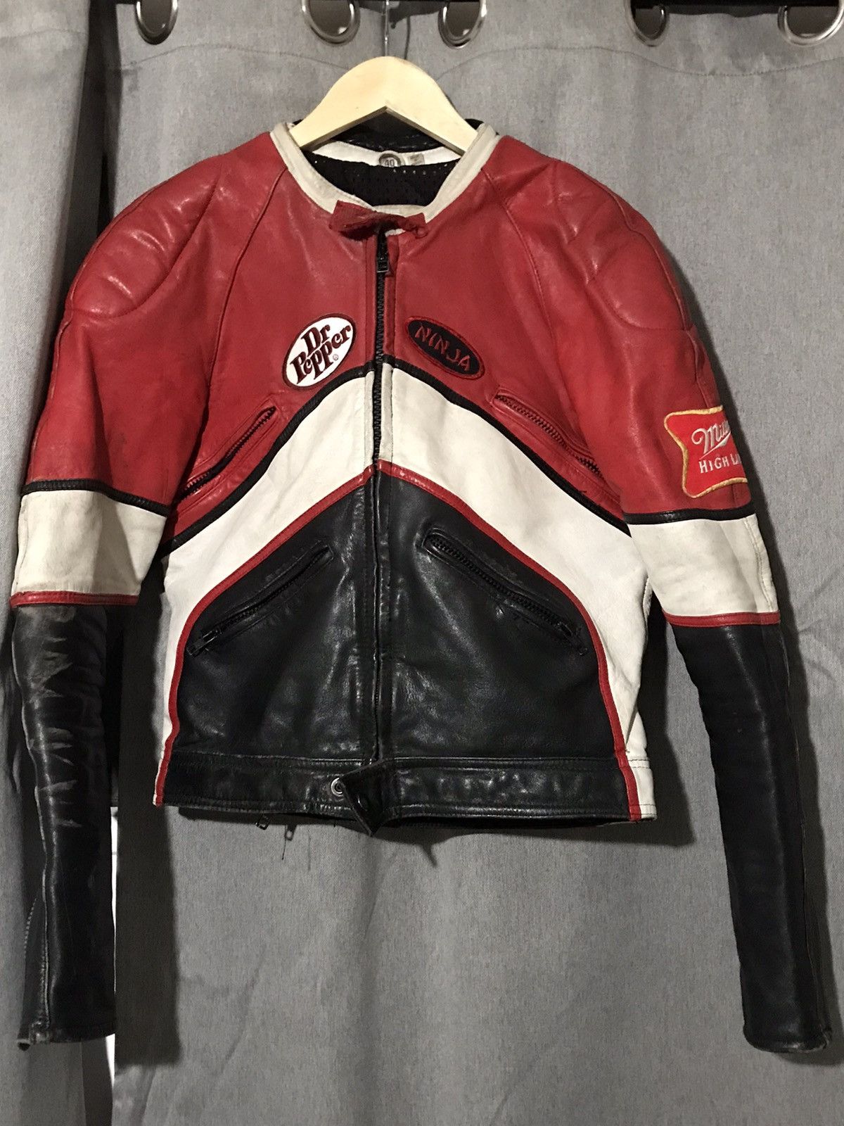 Vintage Rare playboi Carti inspired Miller cropped racing jacket | Grailed