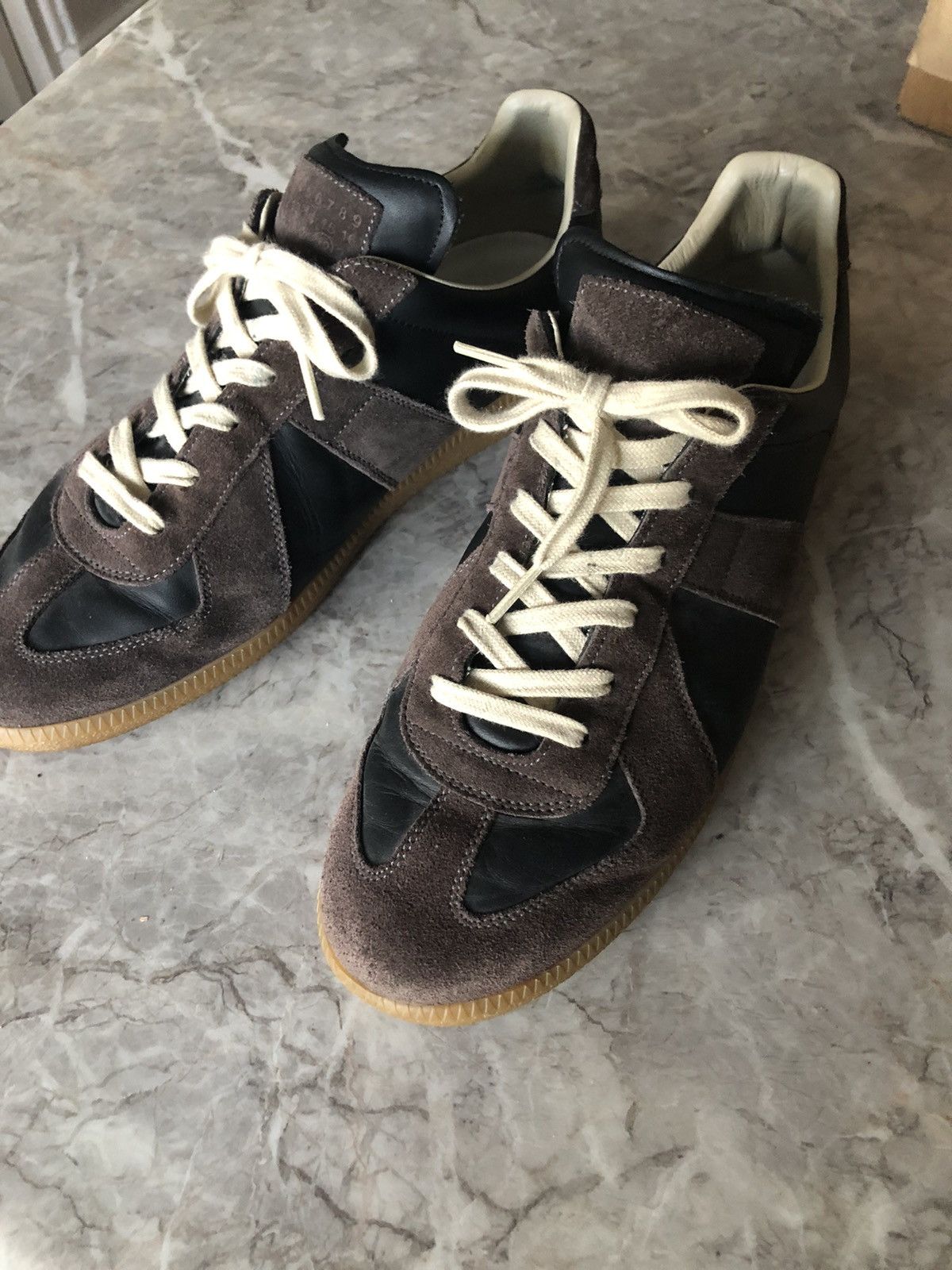Maison Margiela MAISON MARGIELA "GATS" - BLACK/AMBER BROWN | Grailed