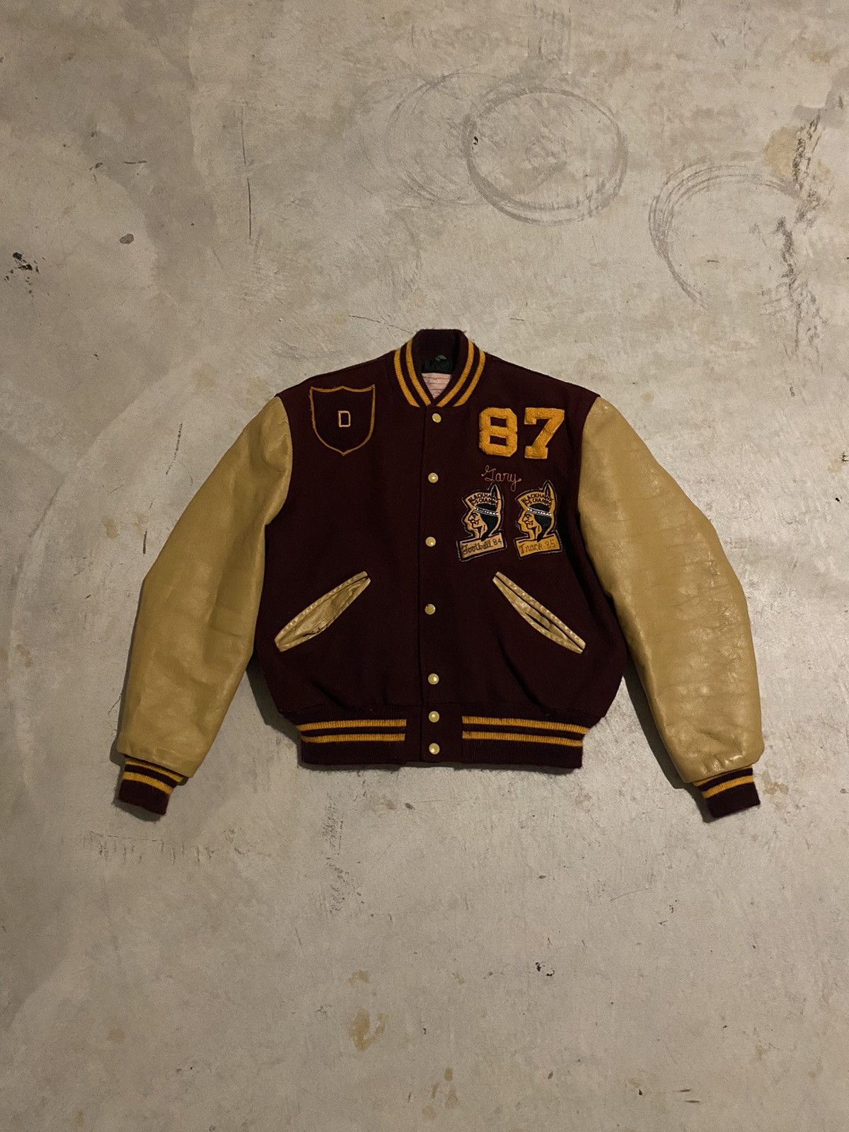 Vintage 1980 Dunlap Eagles Vintage Varsity Jacket | Grailed