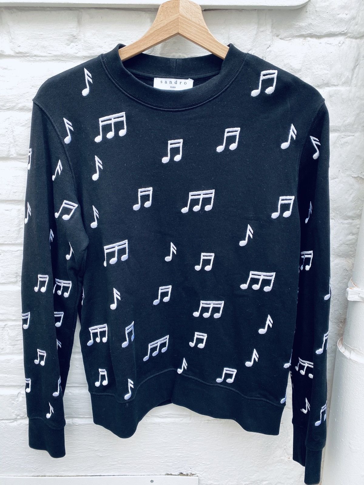 Sandro Music note sweater | Grailed