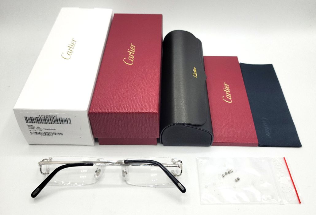 Cartier NEW! Cartier Big C Piccadilly Silver Glasses CT0092O | Grailed
