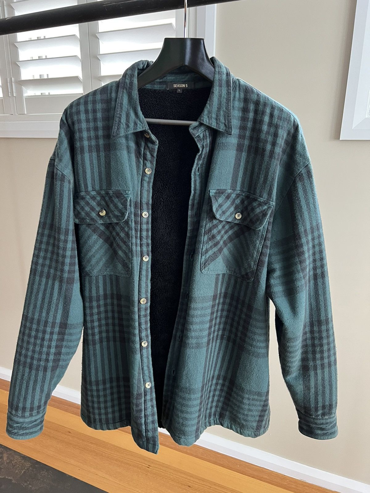 Yeezy RARE YEEZY SEASON 5 FLANNEL SHIRT (L) | Grailed