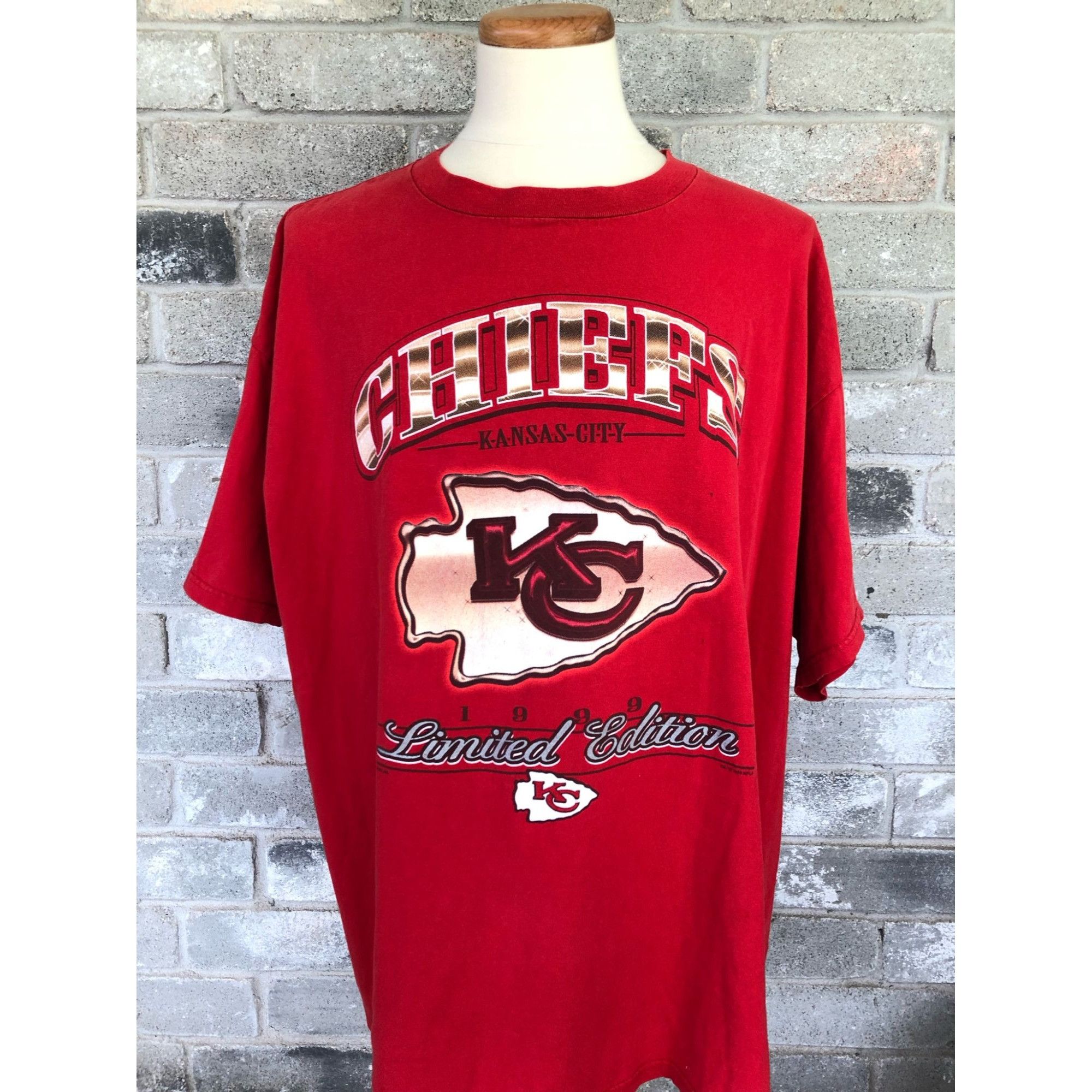 Vintage Vintage 1999 Kansas City Chiefs NFL Edition Logo Tee | Grailed