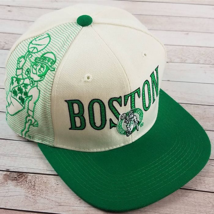 Vintage VTG 90s Boston Celtics Sports Specialties Laser Snapback Hat ...