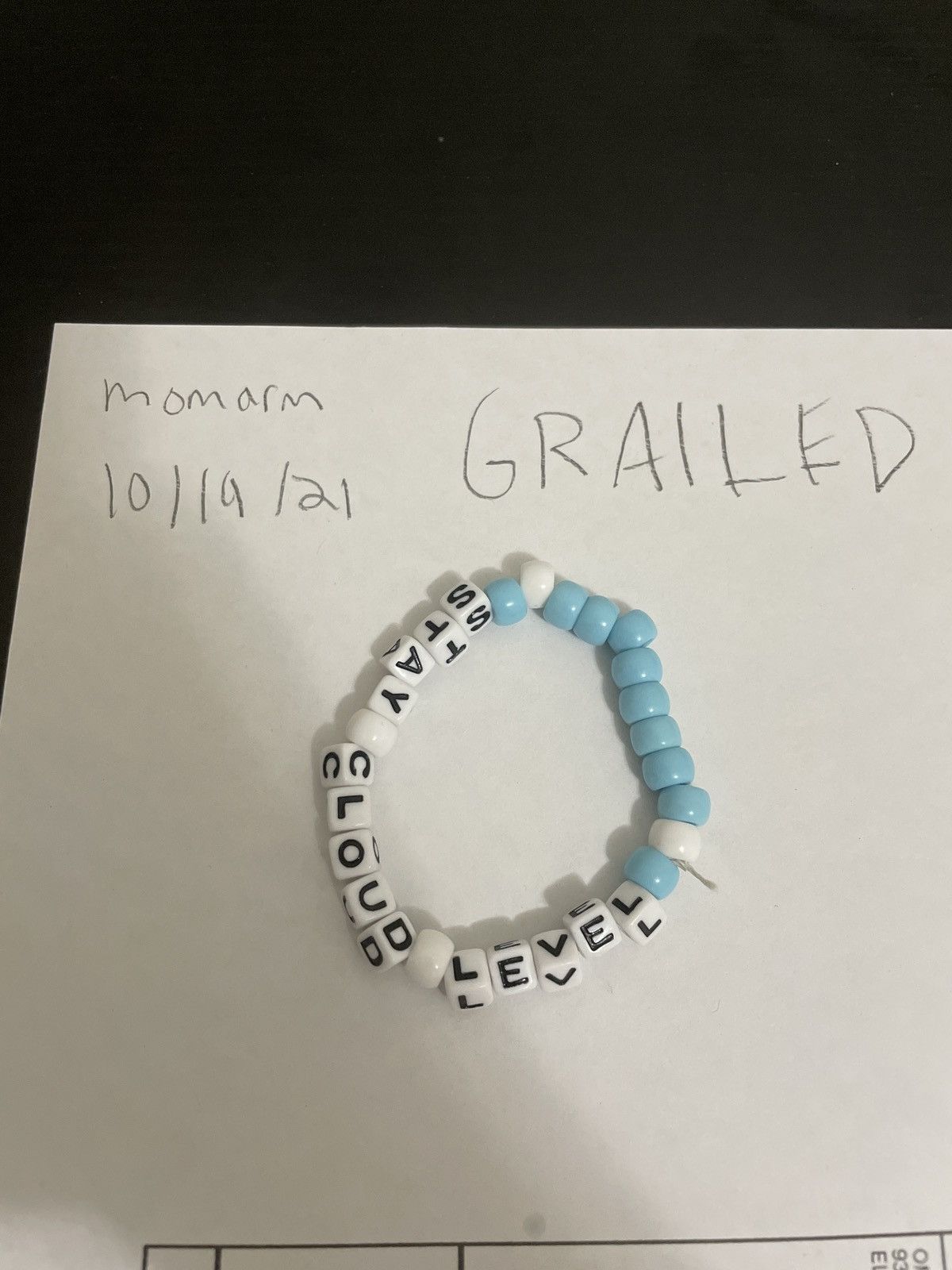 Golf Wang stay cloud level bracelet | Grailed