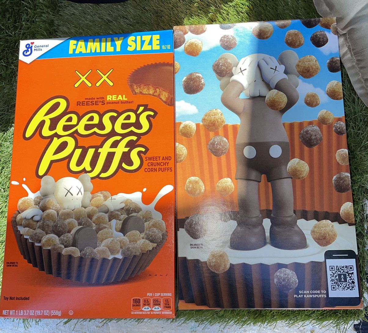 Kaws Kaws Reese’s Puffs 2 boxes | Grailed