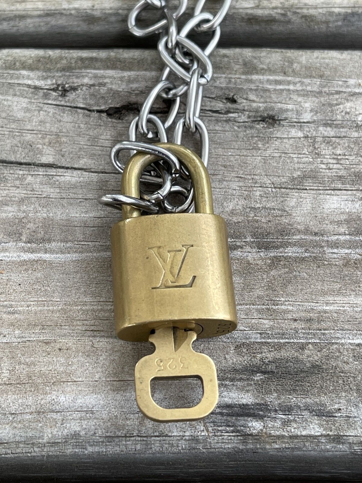 Louis Vuitton Louis Vuitton Lock Chain Necklace | Grailed