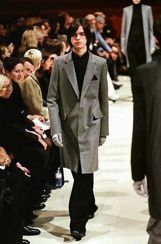 Raf Simons Raf Simons AW 1998-99 Radioactivity Runway Coat - Look 32 ...