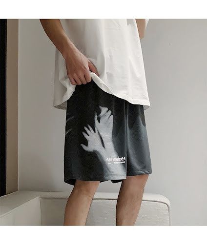 Vintage Handprint Graphic Shorts | Grailed