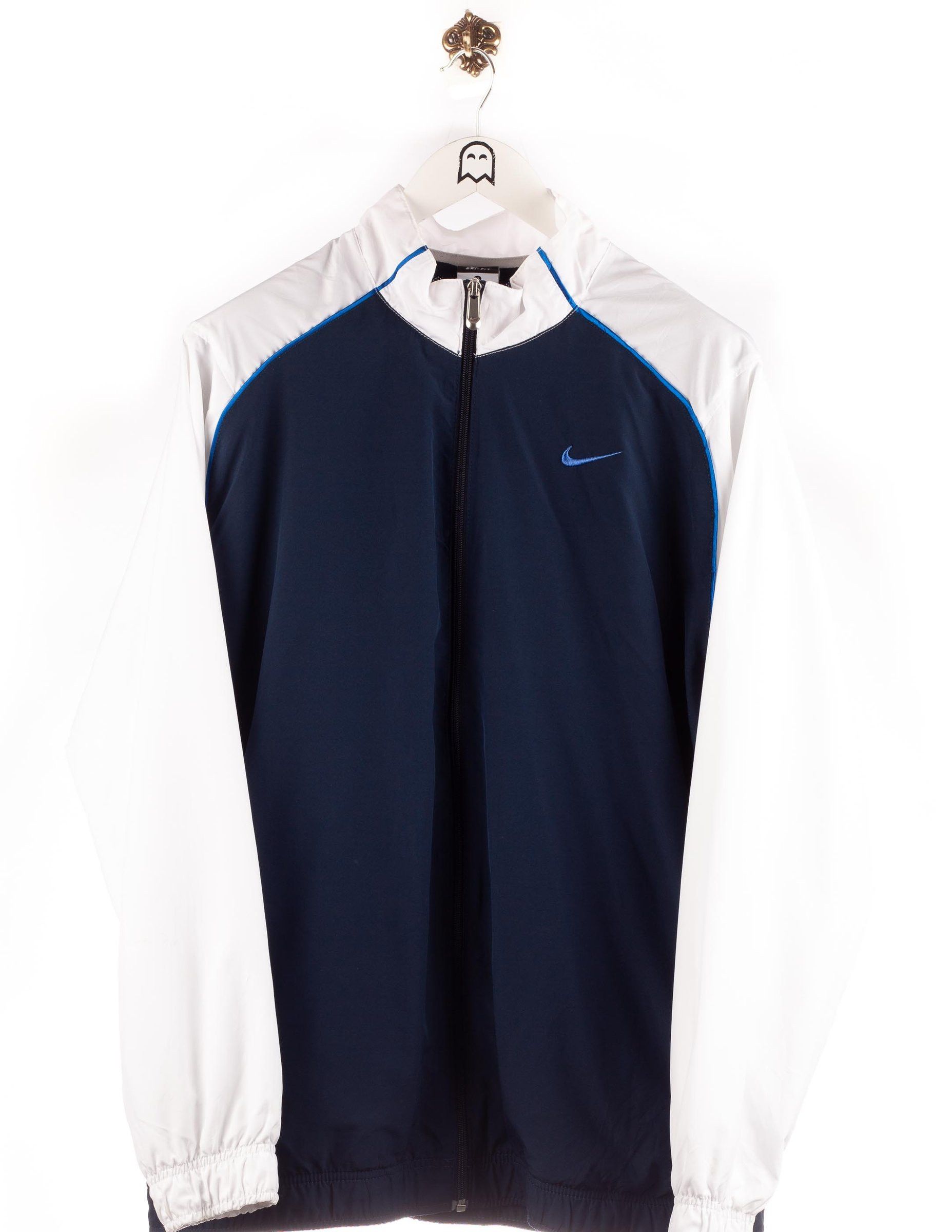Nike Vintage Nike Transition Jacket Training Look Blue/White | Grailed