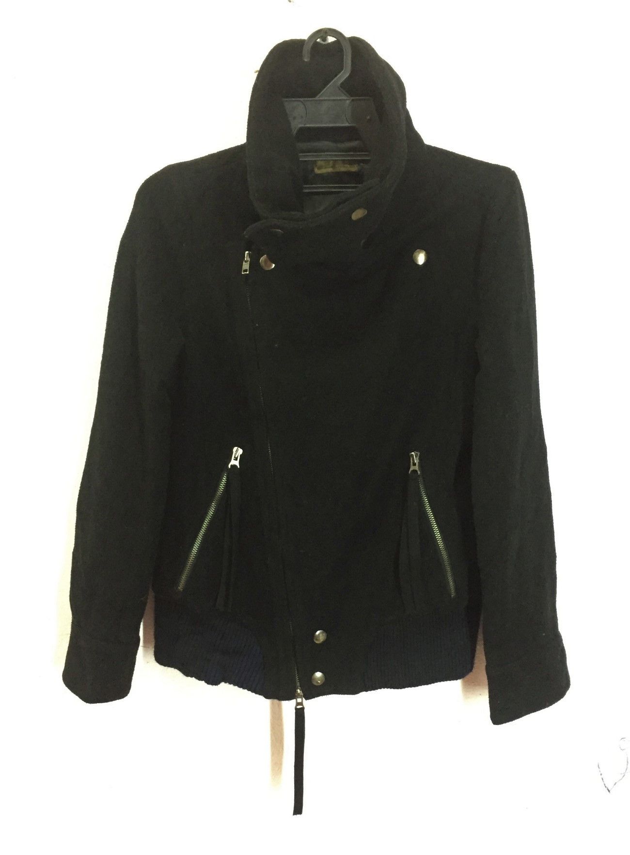 Vintage Japanese GOA Wool PeaCoat Made in Japan Zipper Heavy Jacket ...