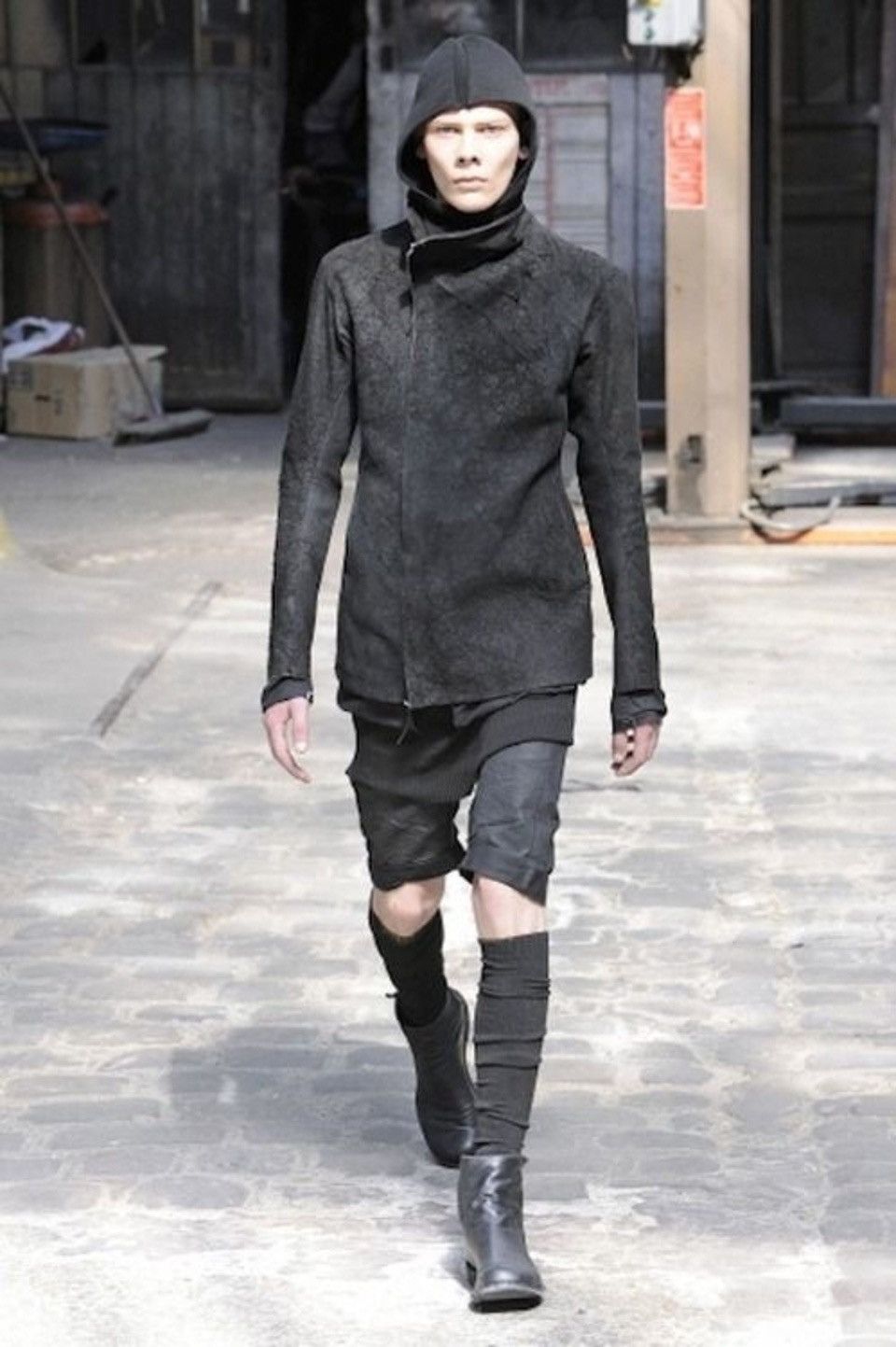 Boris Bidjan Saberi Black reverse sheep leather J1 jacket | Grailed