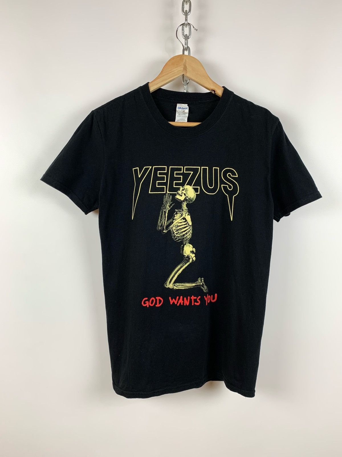 Kanye West Kanye West Yeezus Tour God Wants You Skeleton T-Shirt | Grailed