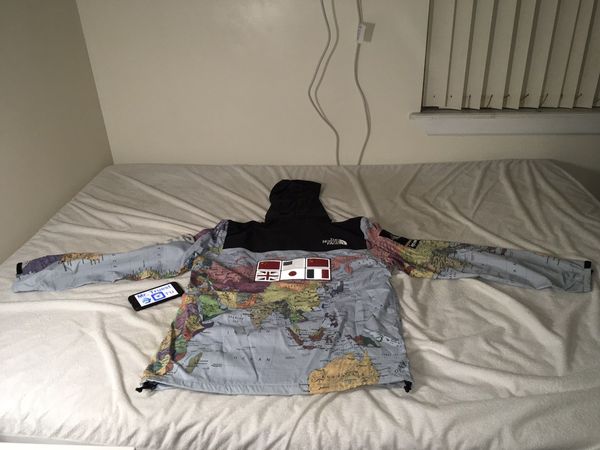 Supreme Supreme The North Face World Map Expedition Coaches Jacket ...