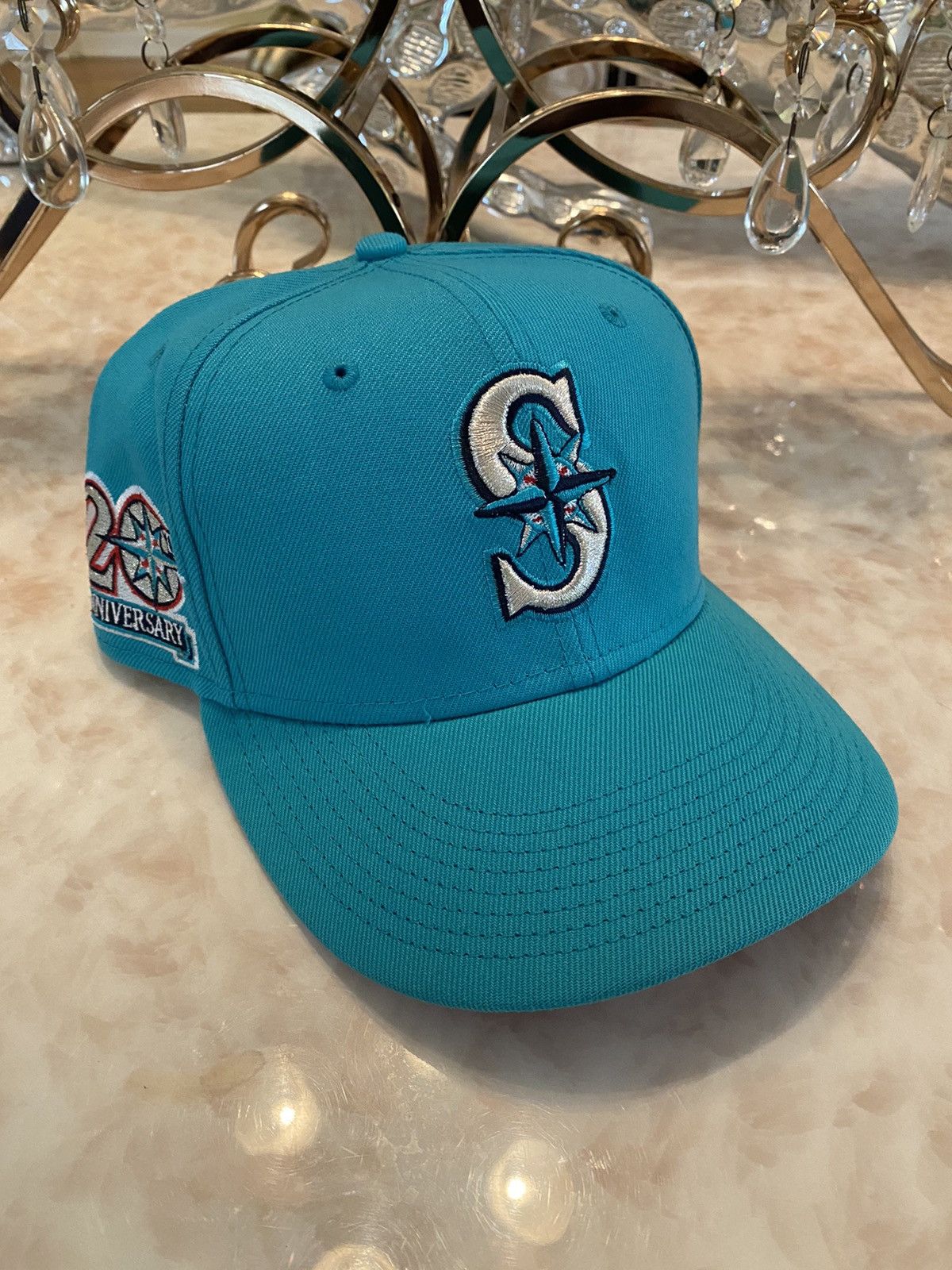 New Era New Era Seattle Mariners Fitted Teal 20th Anniversary Patch ...