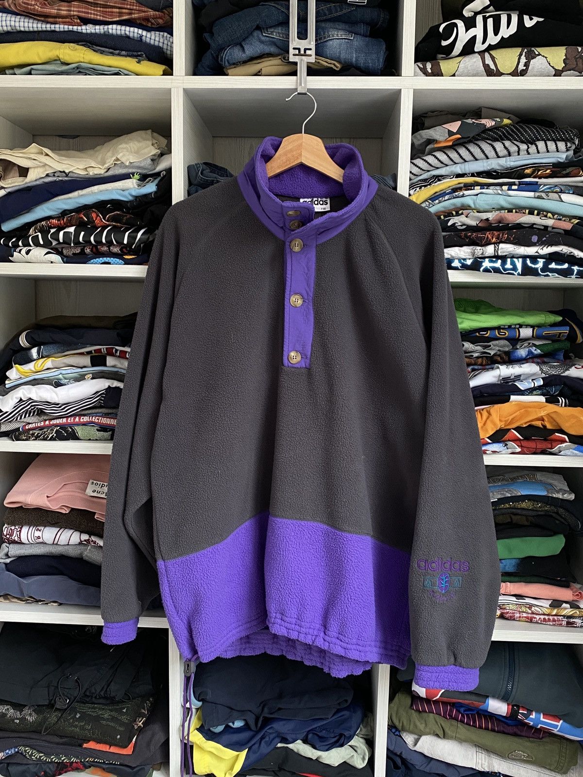 Adidas Adidas vintage Native adventure fleece jacket | Grailed