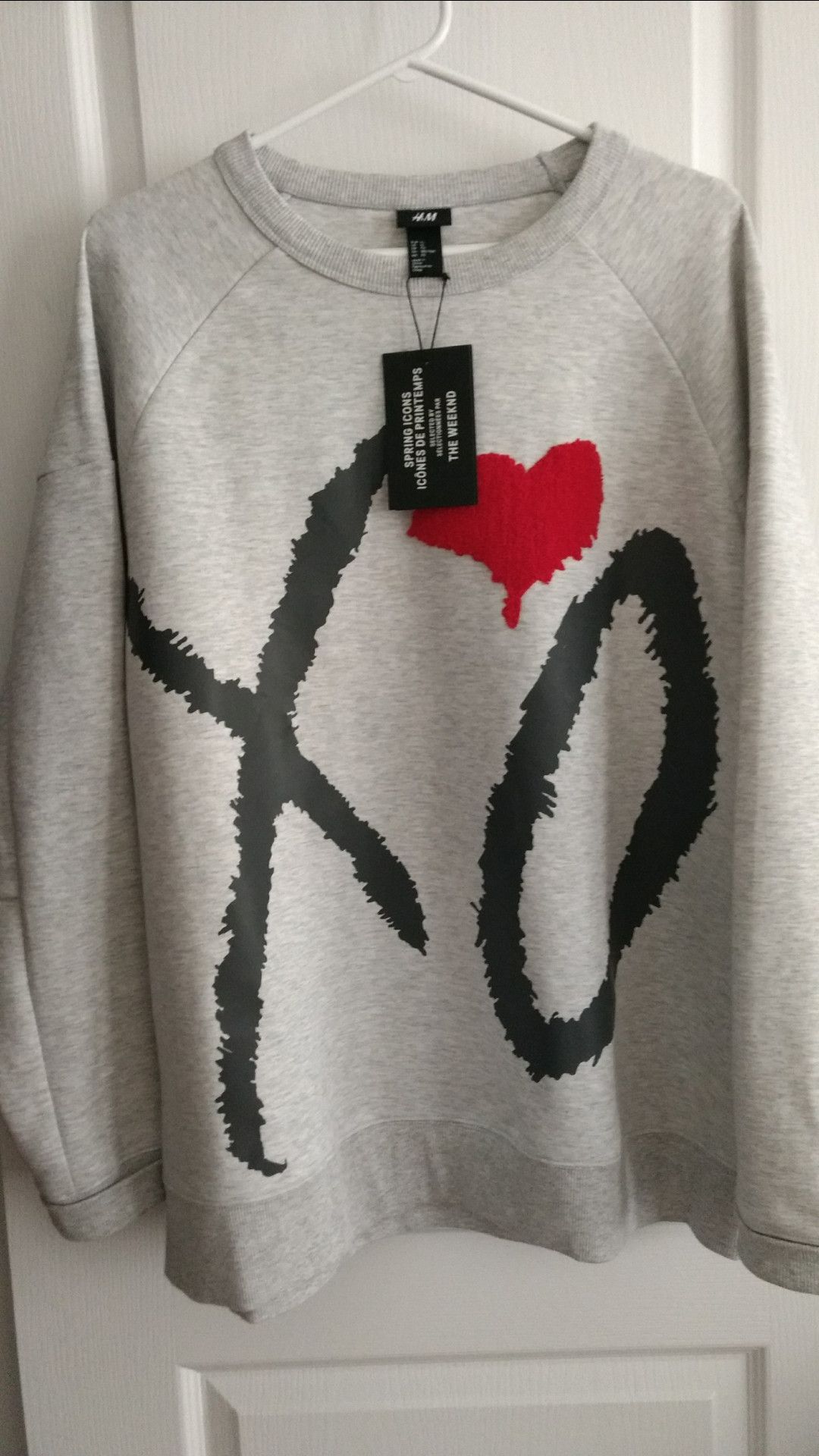 H&M The weeknd X H&M collab XO crewneck | Grailed