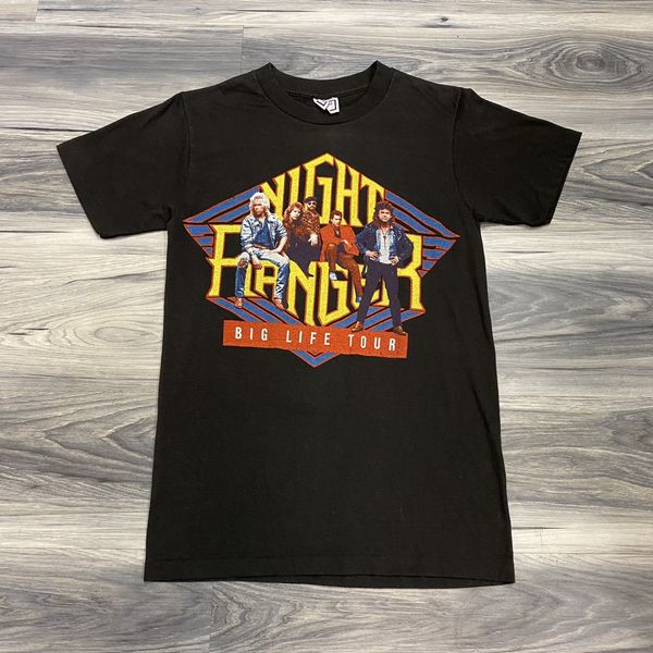 Vintage Vintage 80s Night Ranger Big Life Tour T-Shirt Men's Medium ...