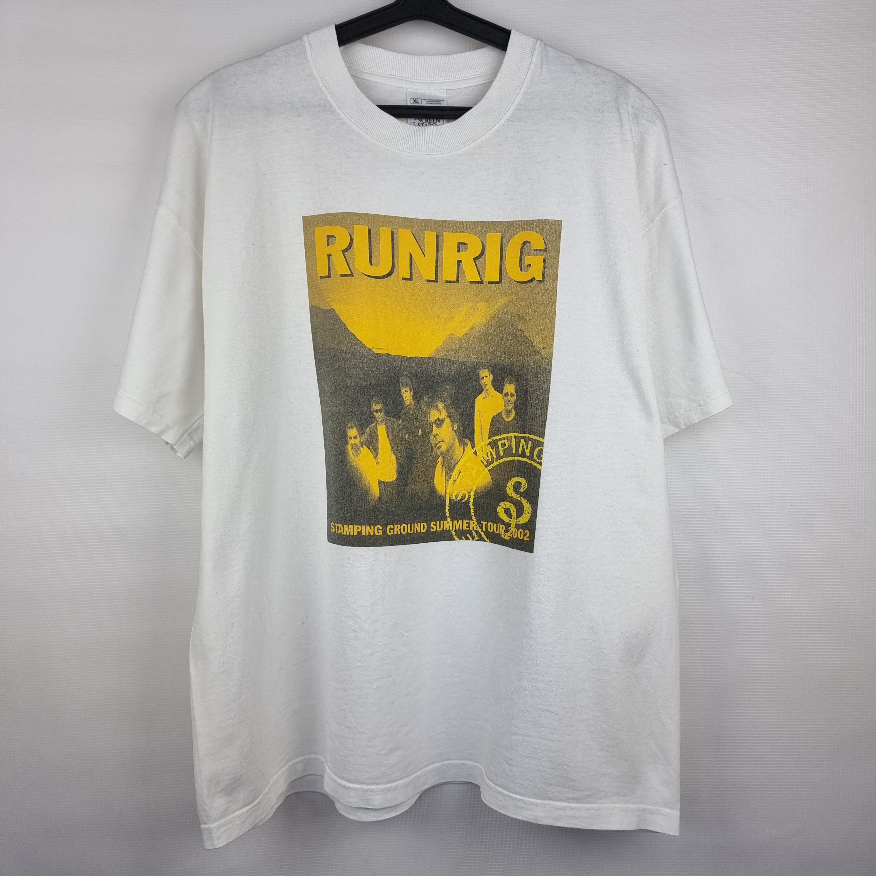 Band Tees × Tour Tee × Vintage Vintage Runrig t shirt 2002 like ...