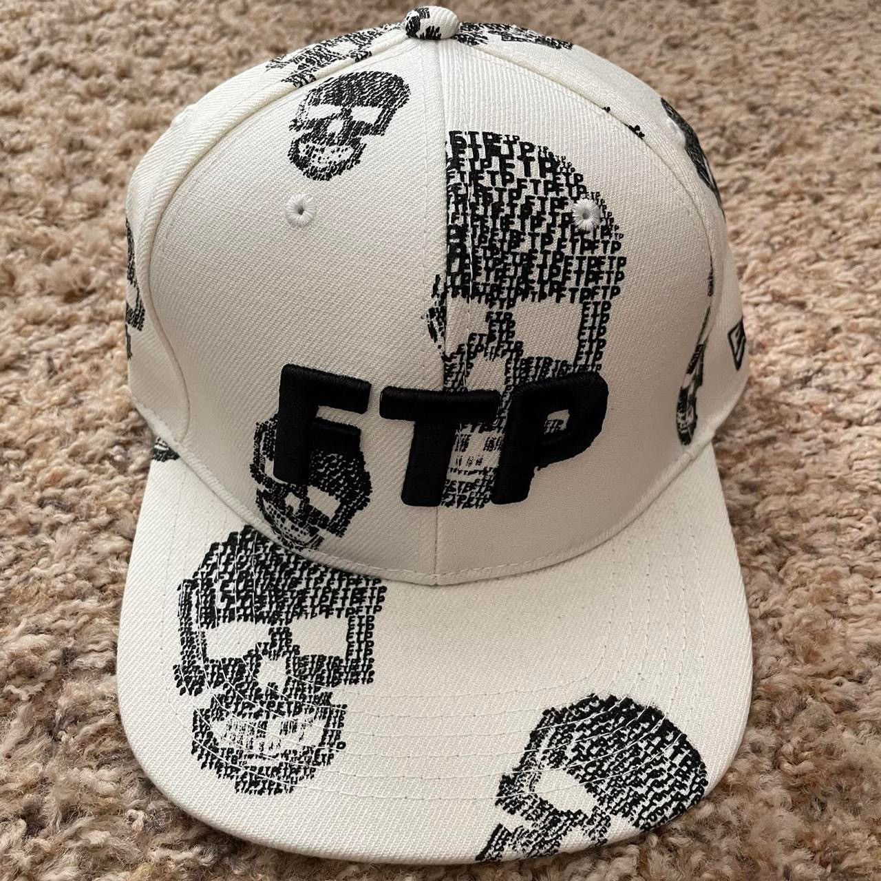 Fuck The Population FTP Skull Fitted Hat | Grailed