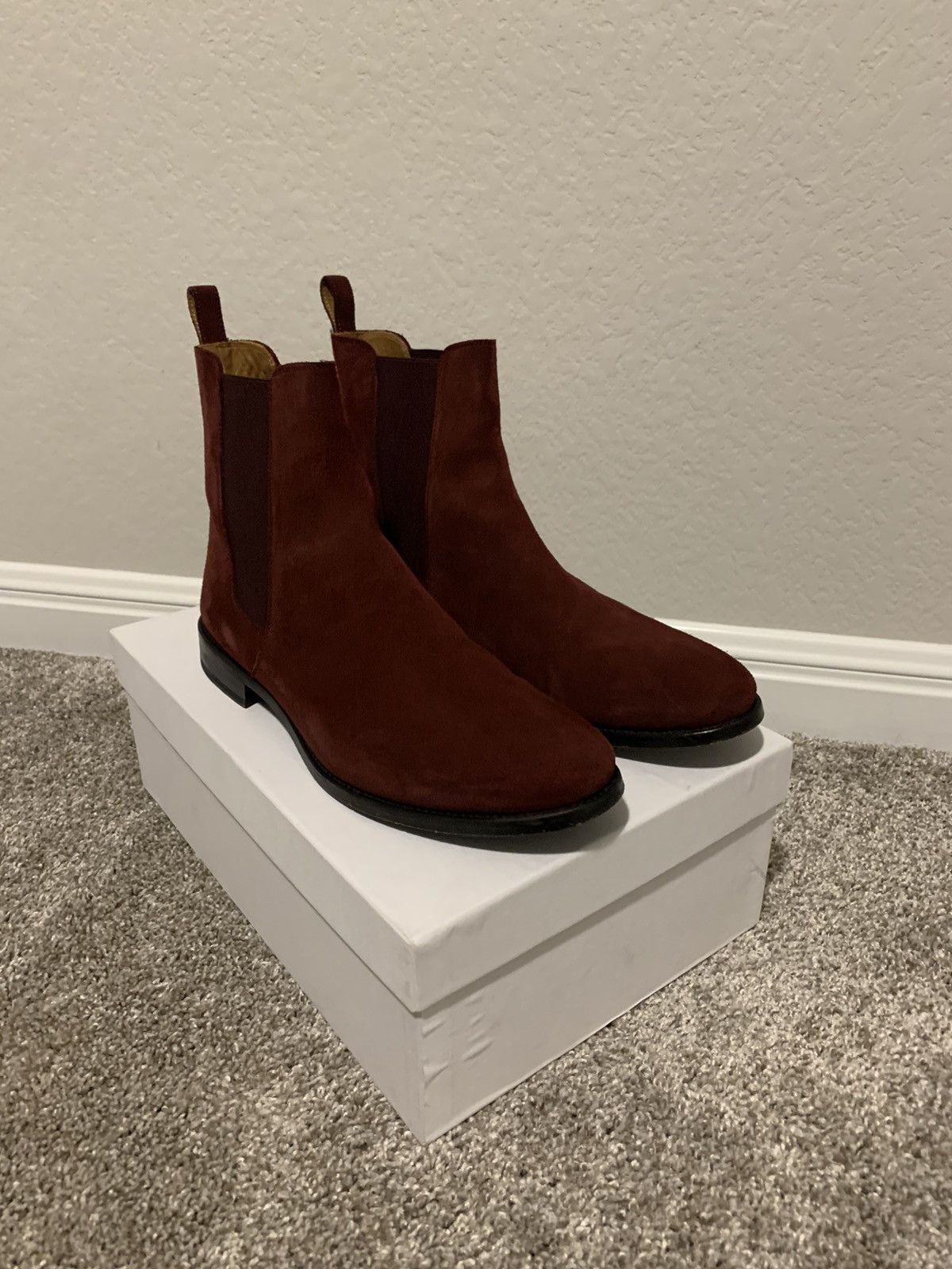 Oro Los Angeles Wine Chelsea Boots | Grailed