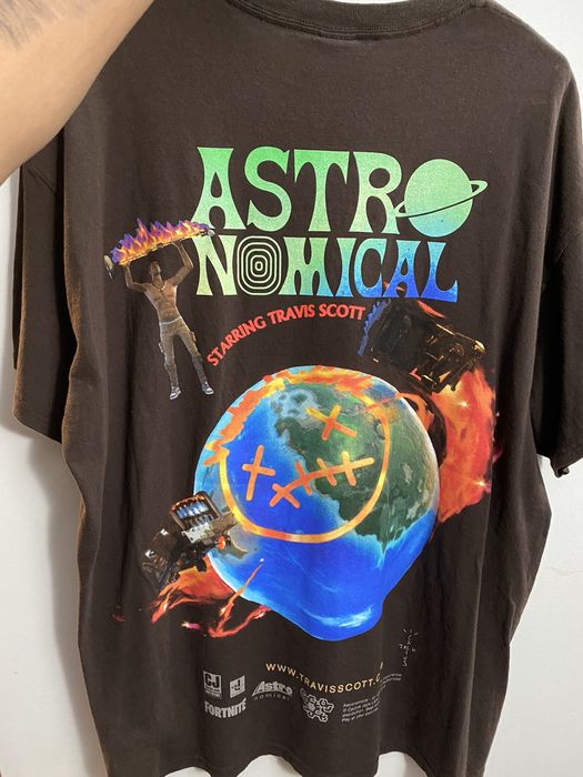 Travis Scott Travis Scott x Fortnite Astronomical t-shirt | Grailed