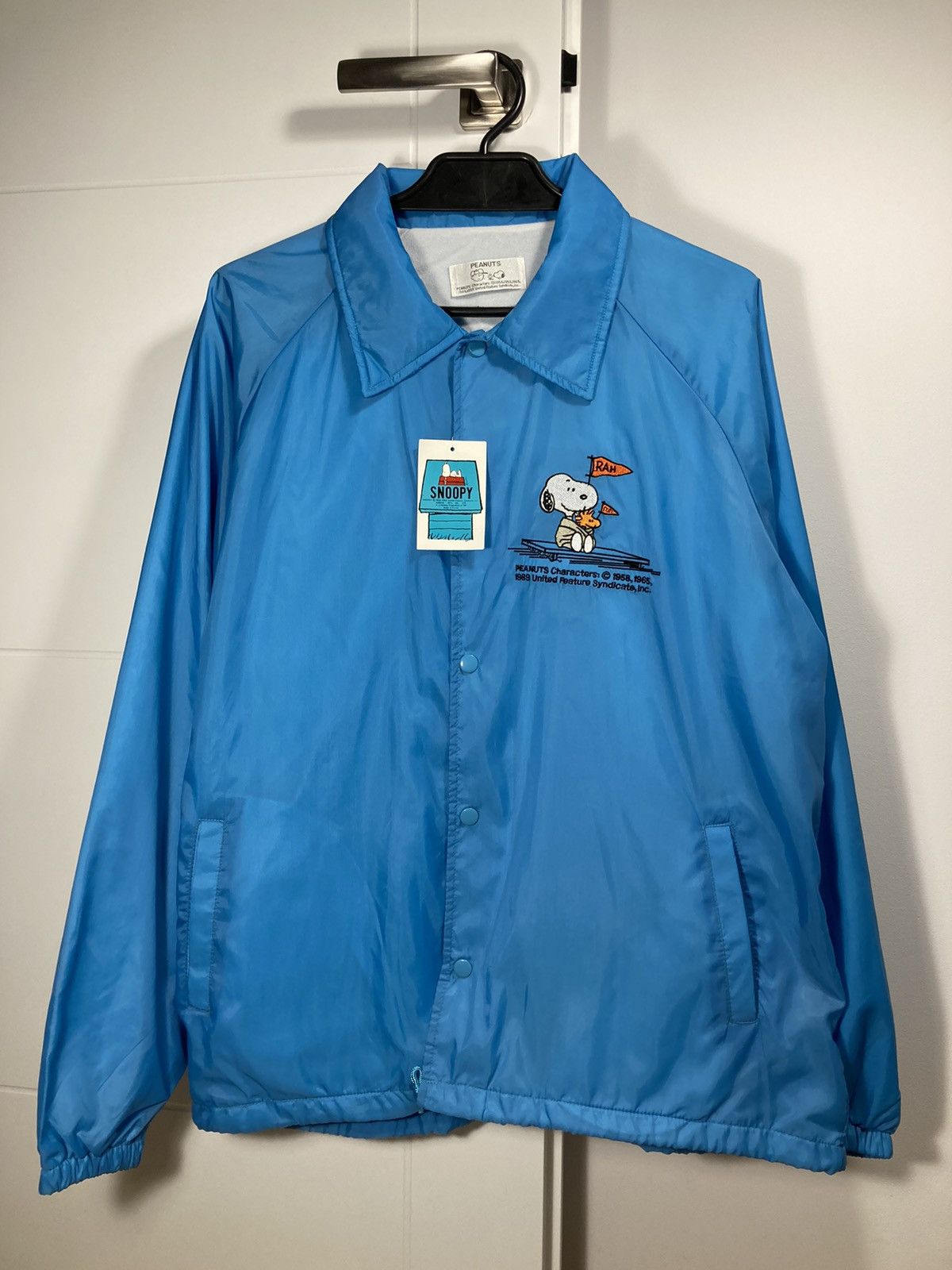 Movie Deadstock 90s Peanuts rare coach jacket | Grailed