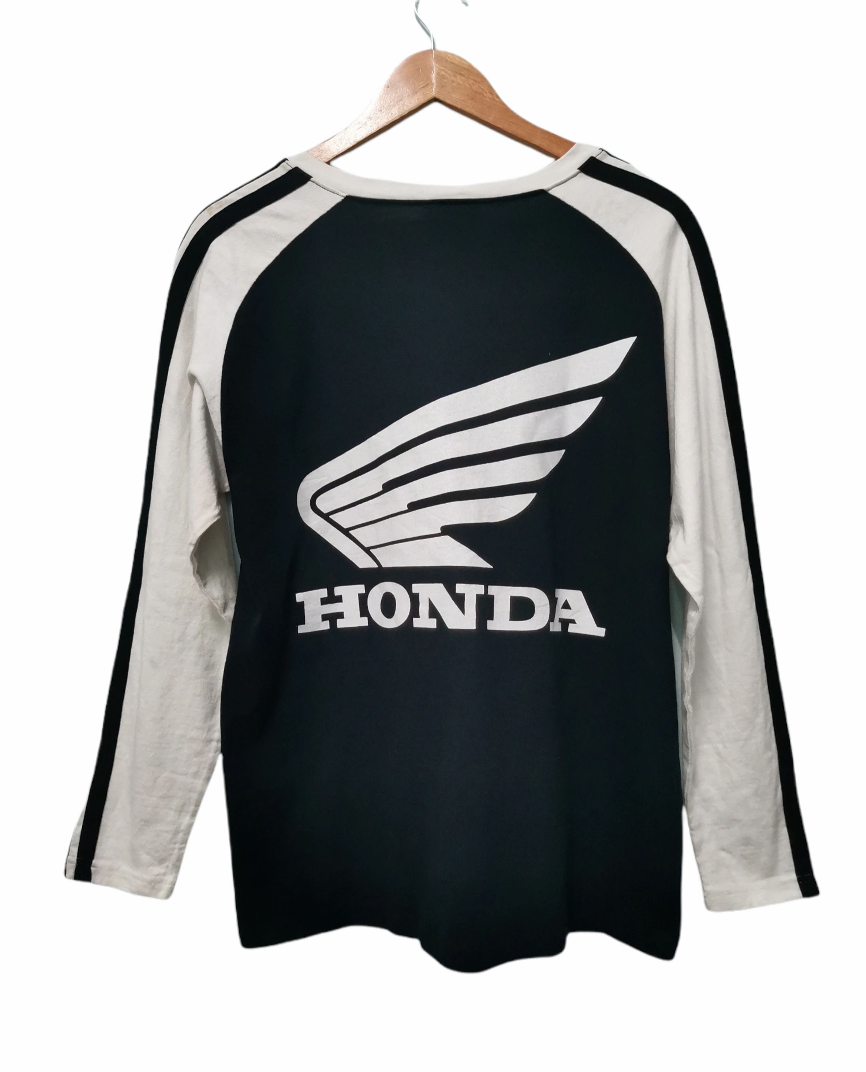 Vintage Vintage HONDA Big Logo Patches Long Sleeve Racing | Grailed