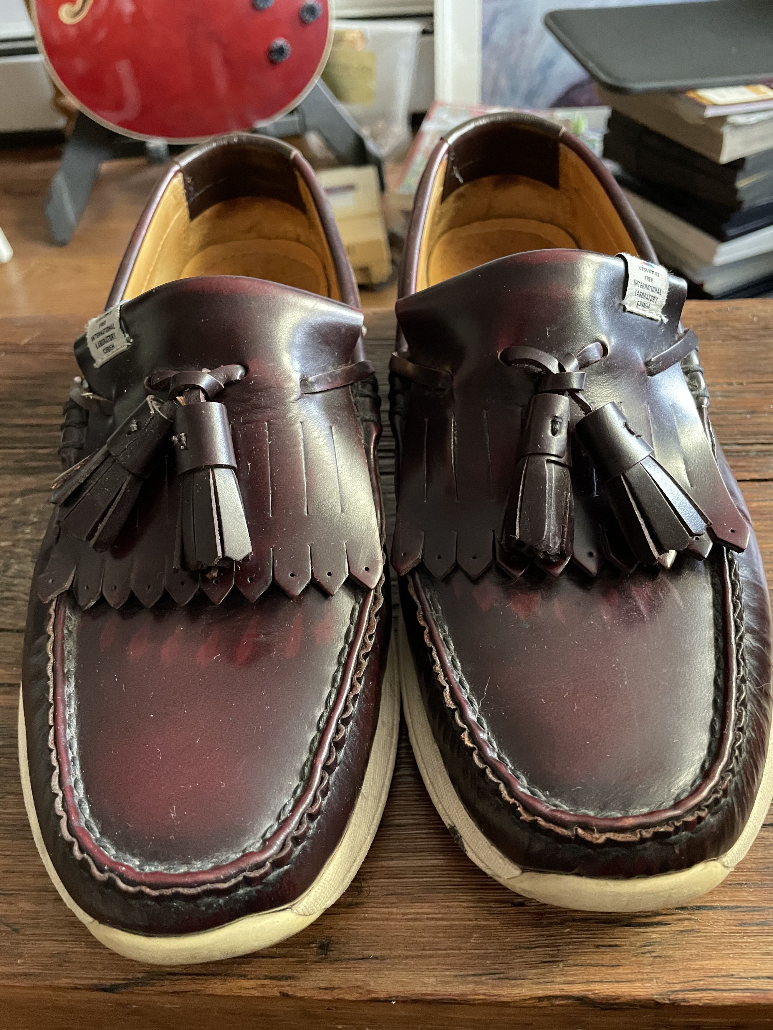 Visvim Fabro Folk Tassel Loafers | Grailed