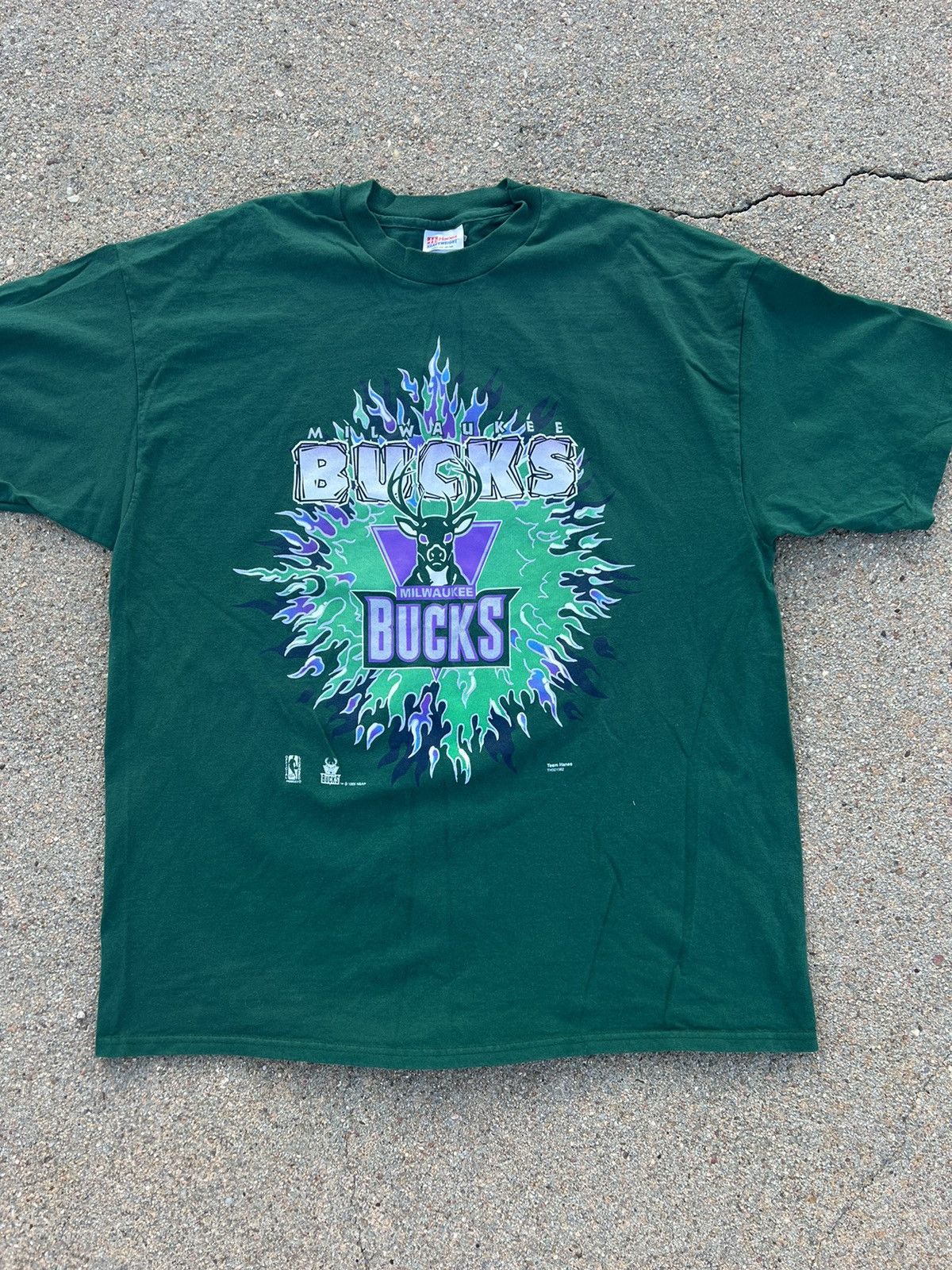 Vintage Milwaukee Bucks 1995 vintage tshirt | Grailed
