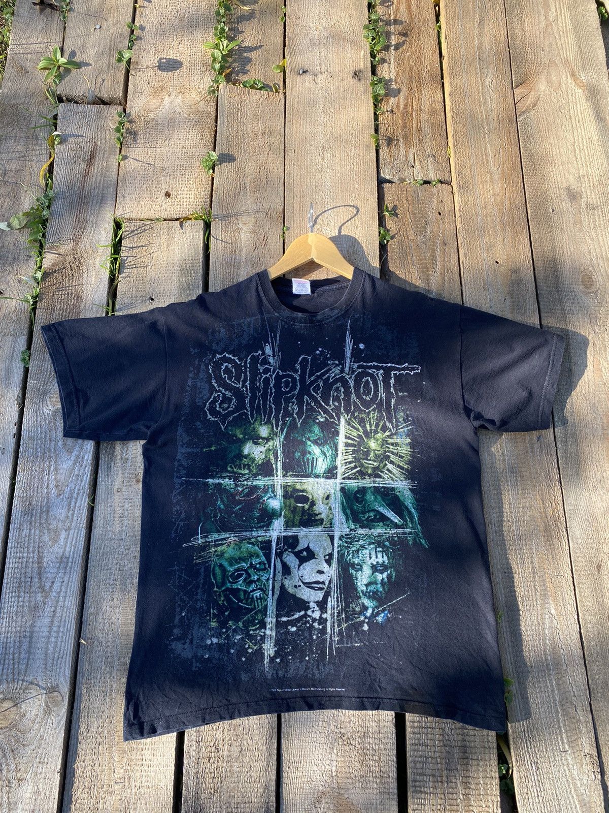 Band Tees × Slipknot × Vintage Vintage 2000s Slipknot Promo Band Tee ...