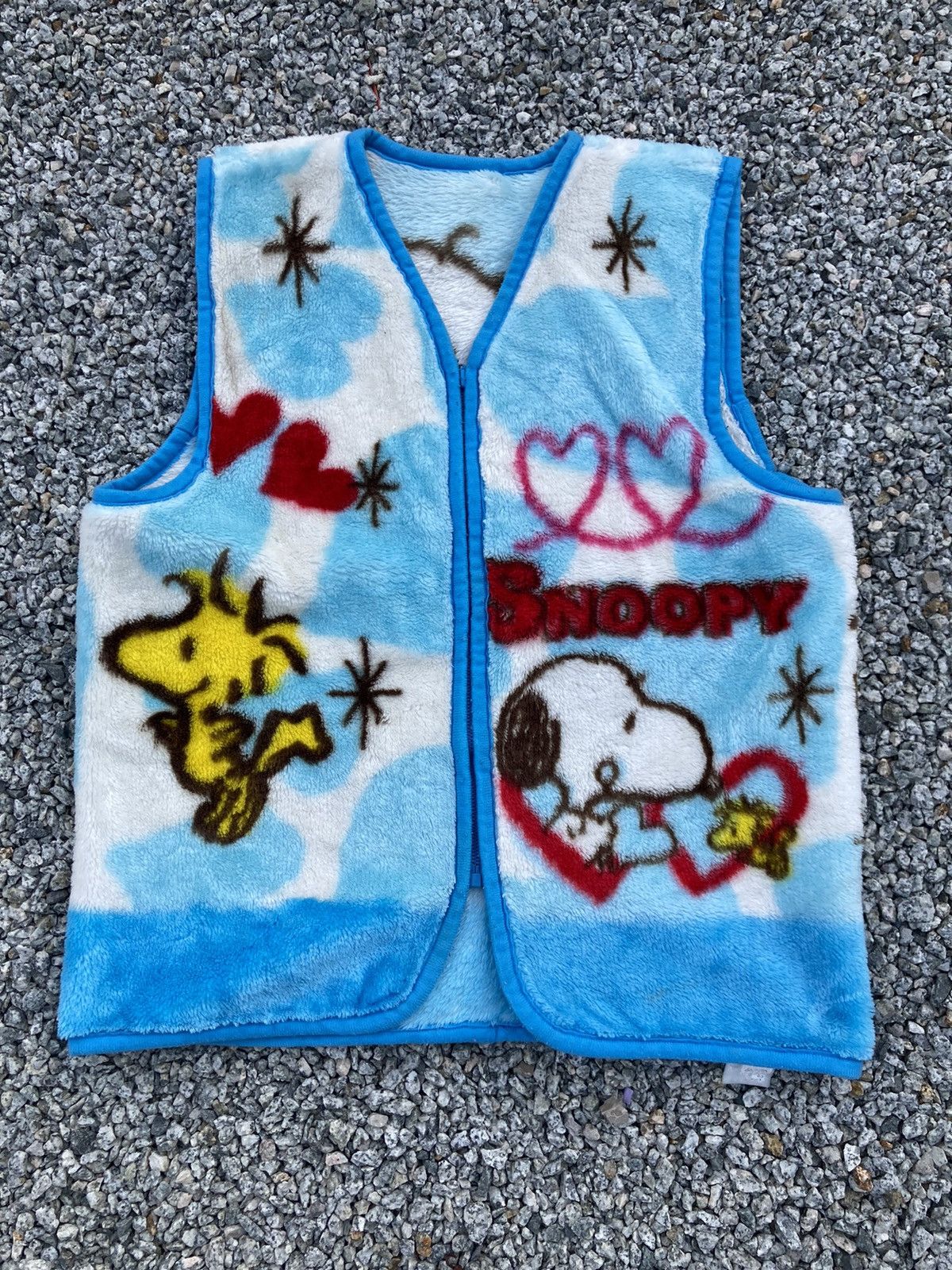 Cartoon Network × Peanuts Snoopy Peanuts Sleeveless Fleece Jacket | Grailed