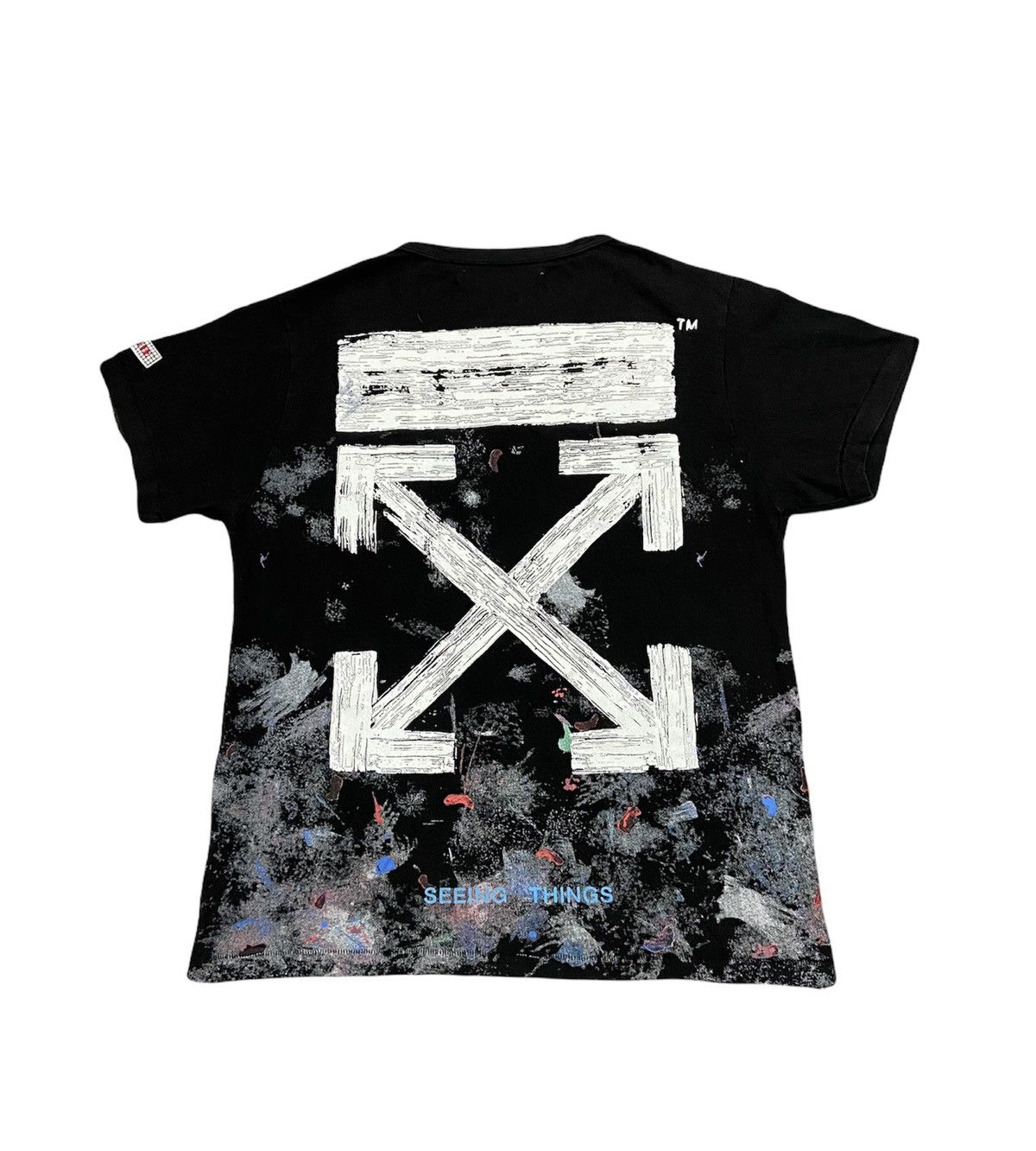 Streetwear Off white Seeing Things brushed tee | Grailed