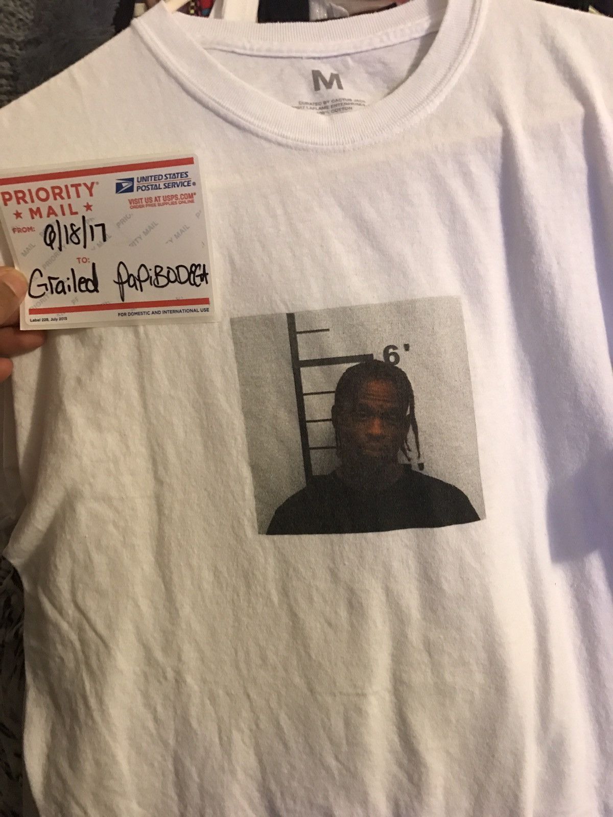 Travis Scott Free The Rage T Shirt | Grailed