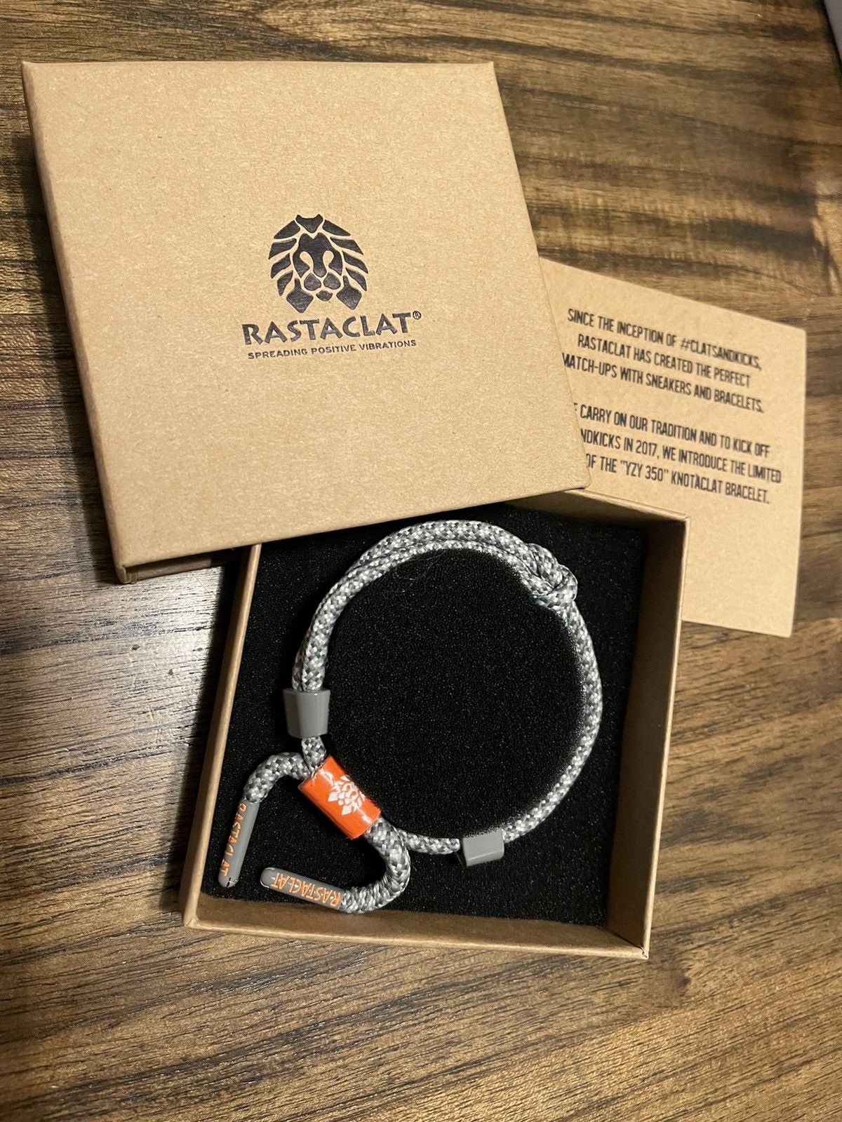 Vintage Rastaclat Beluga Knotted Boxed Bracelet Grey for Yeezy | Grailed
