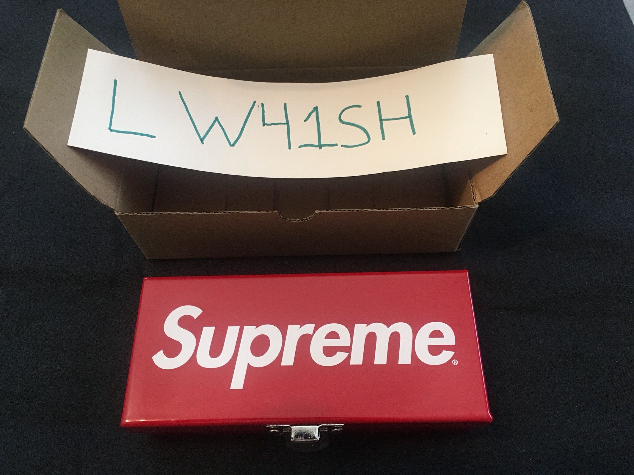 Supreme Small Metal Storage Box | Grailed