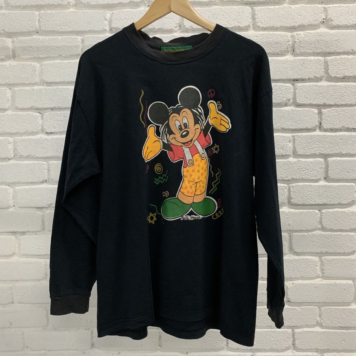 Disney × Mickey Mouse Rasta Mickey LS Tee | Grailed
