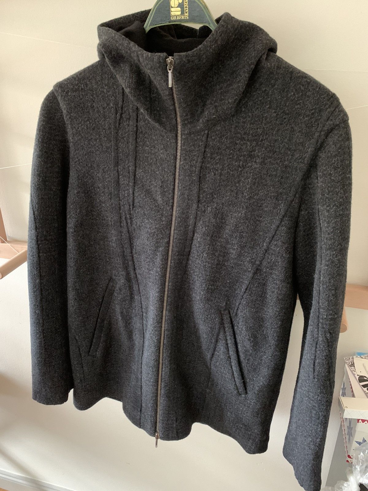 Label Under Construction Label Under Construction Crest Parka Small NEW ...