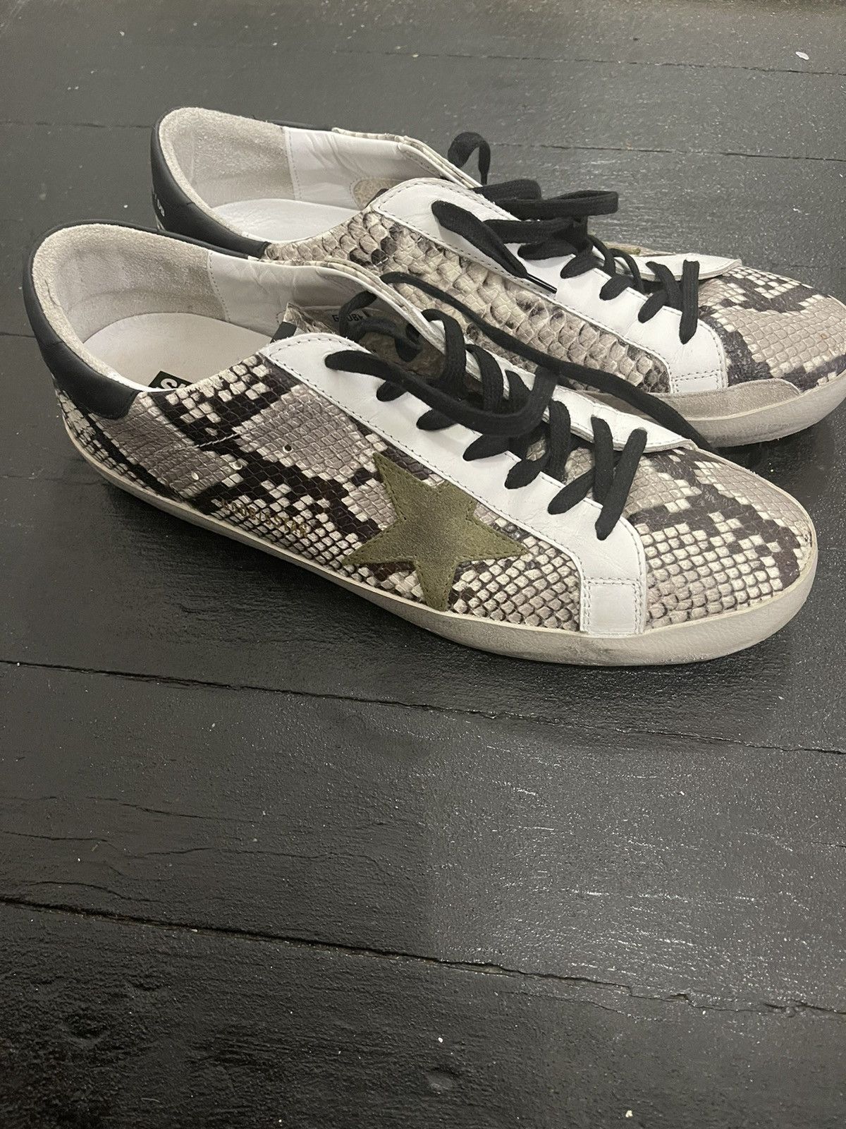 Golden Goose Python Print Superstar *Rare | Grailed