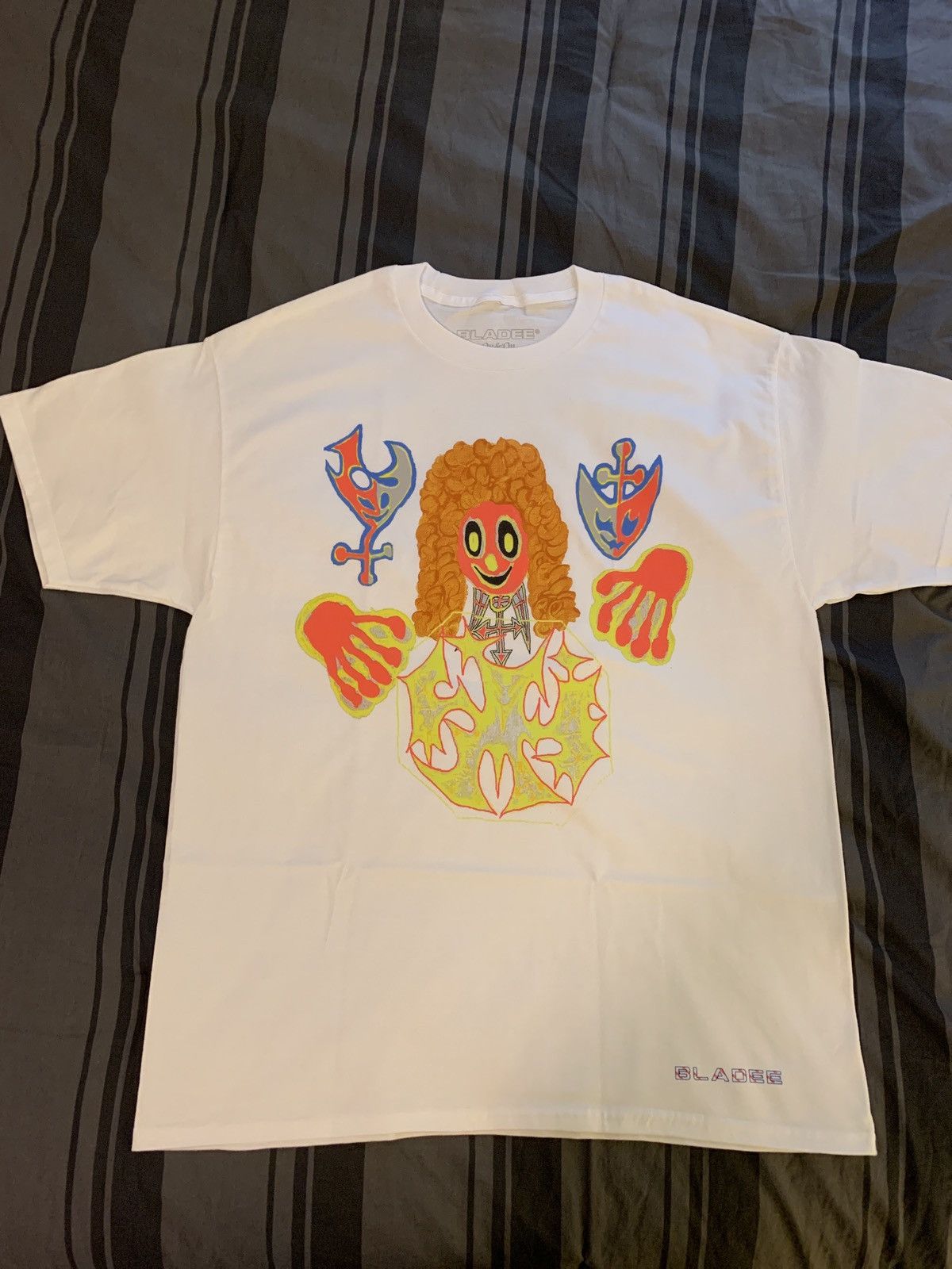 Drain Gang × Sad Boys In Hand Bladee Exeter Tee Large | Grailed