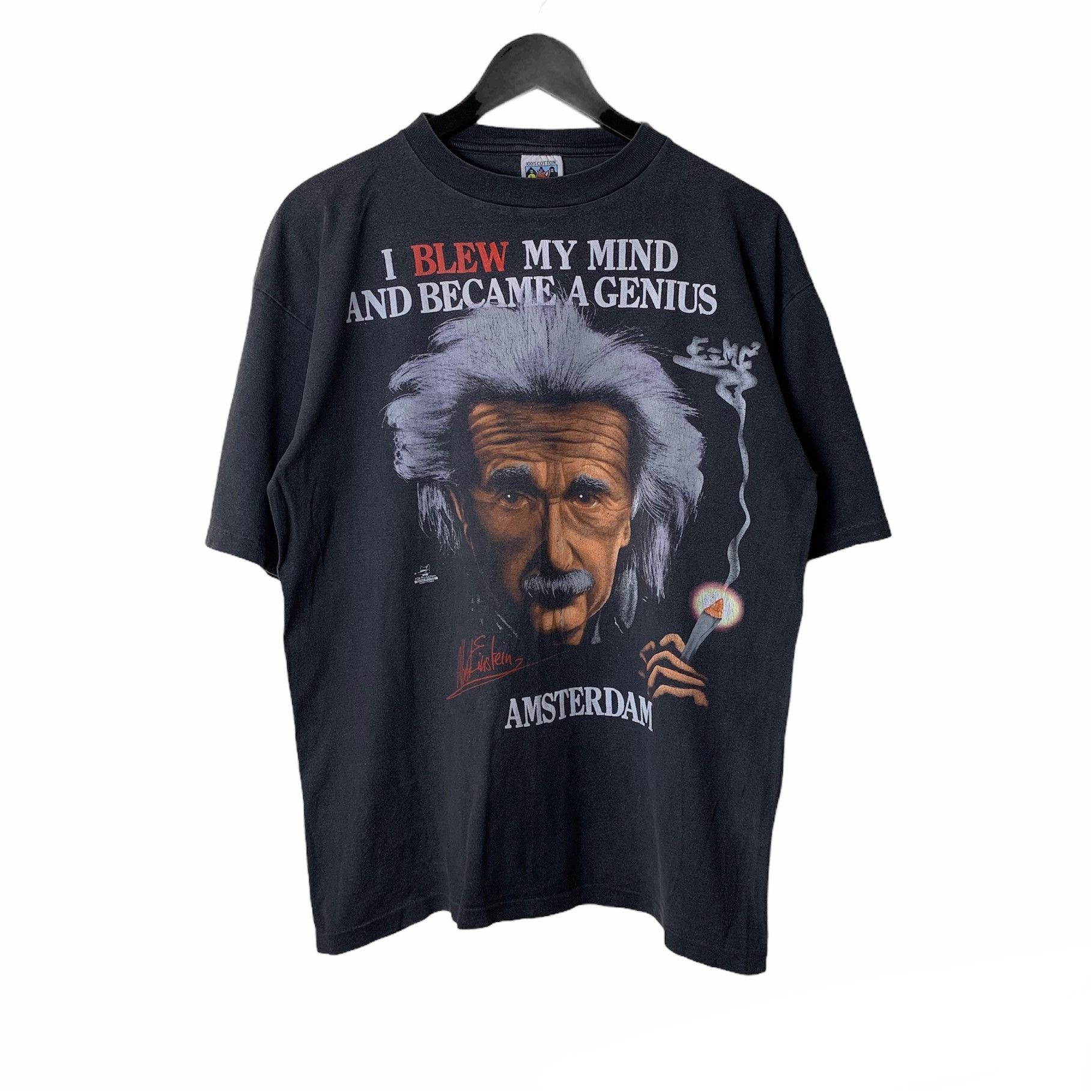 Rare × Very Rare × Vintage Vintage Albert Einstein Weed Parody T-shirt ...