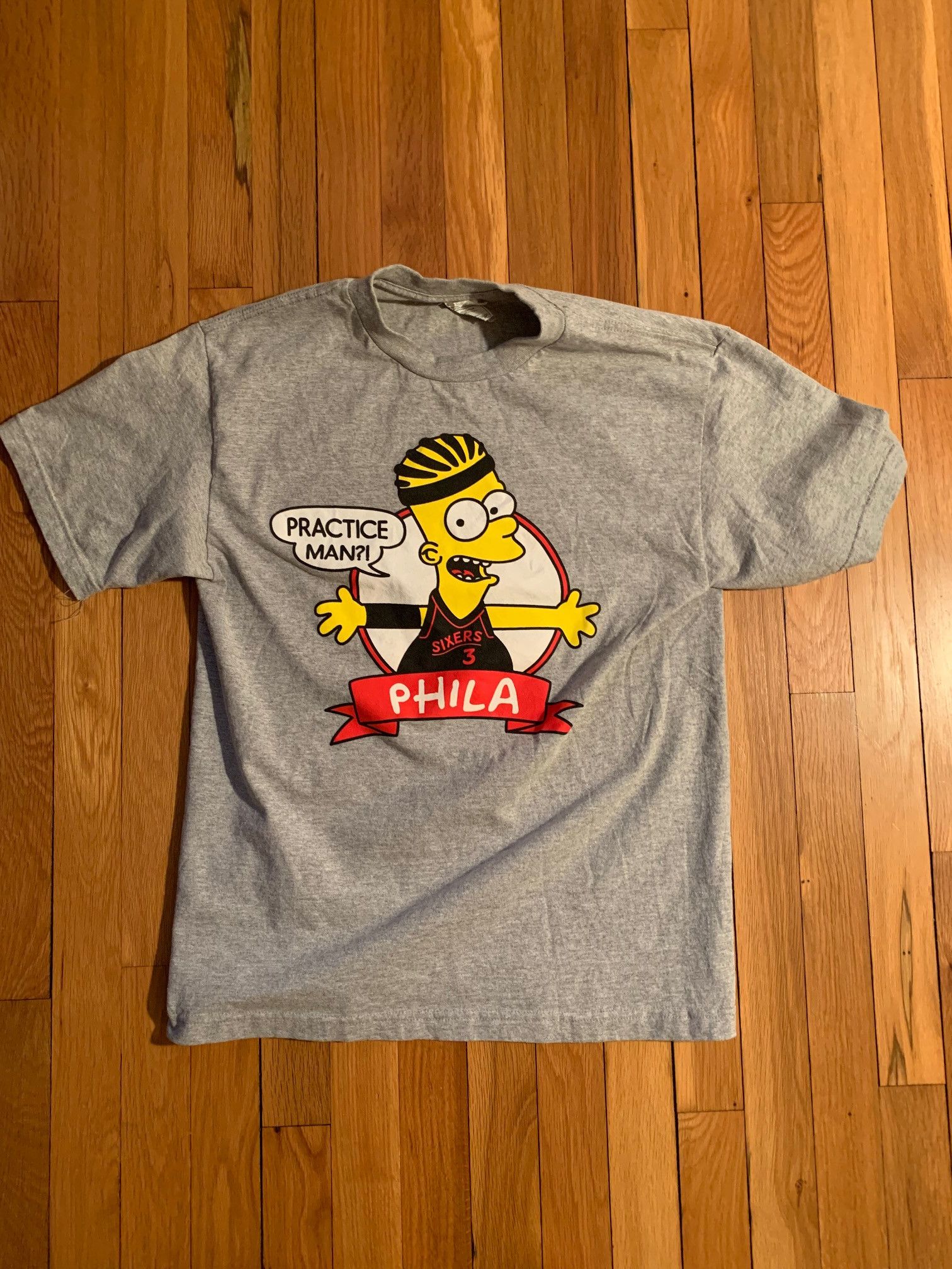 The Simpsons 2000s Bootleg Bart Allen Iverson shirt | Grailed