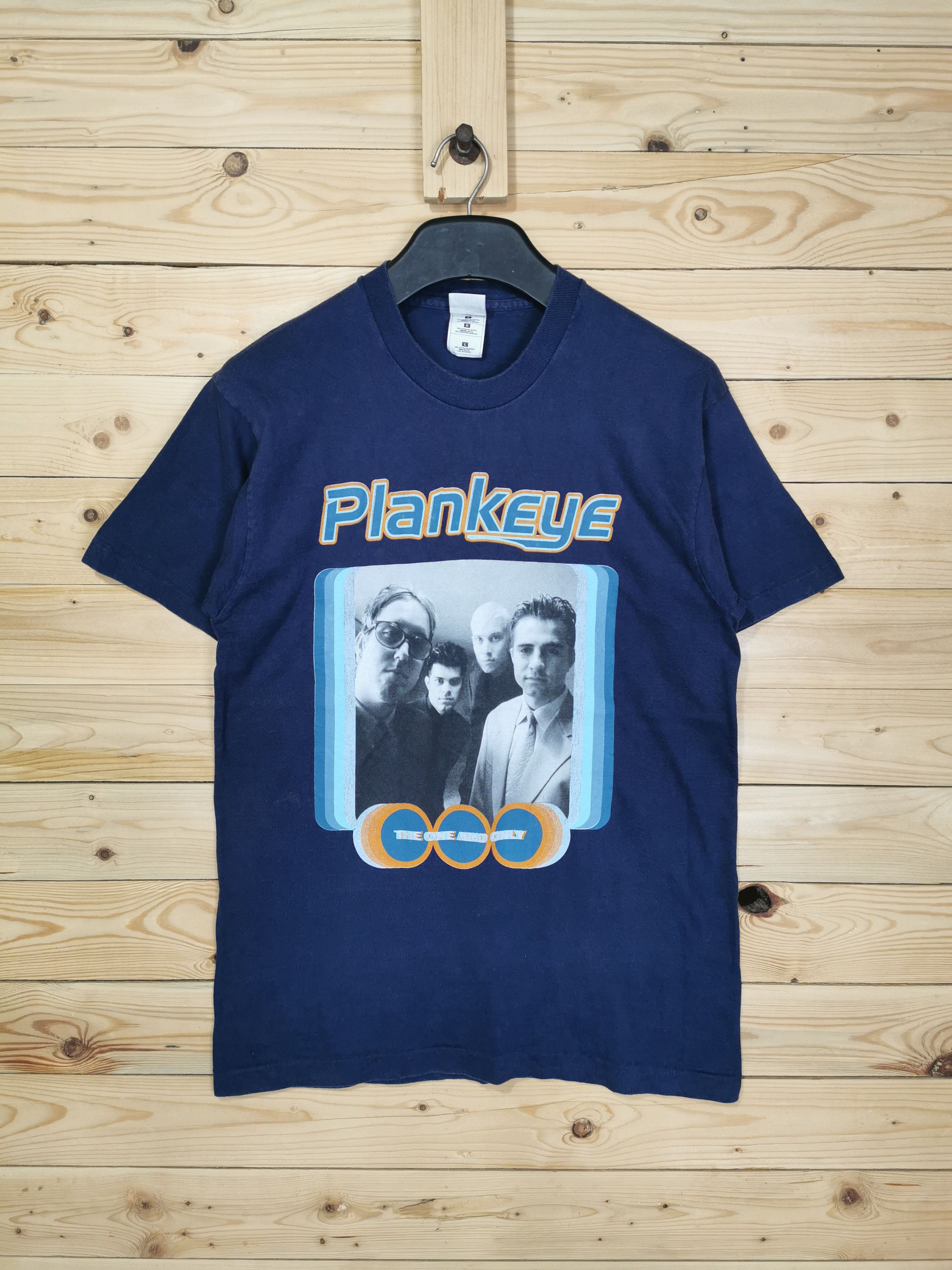 Band Tees × Vintage 90s Vintage Alternative Rock Band Plankeye Shirt ...