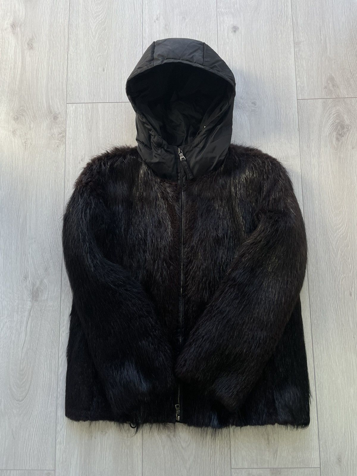 Vintage A/W 1999 NUTRIA FUR PRADA BOMBER / COAT | Grailed