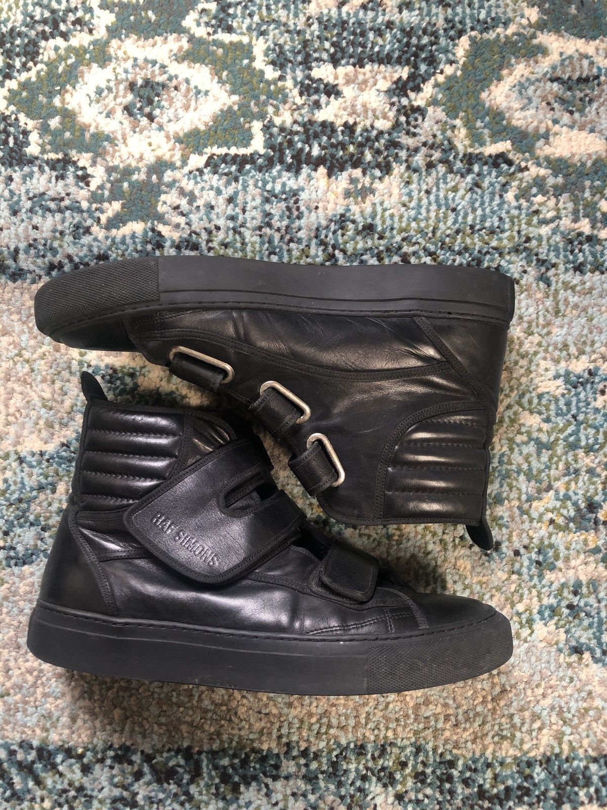 Raf Simons RAF Simons High Top Velcro sneaker | Grailed