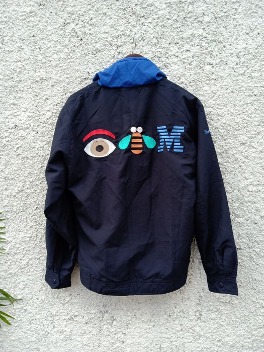 Vintage Vintage IBM eye bee M jacket | Grailed